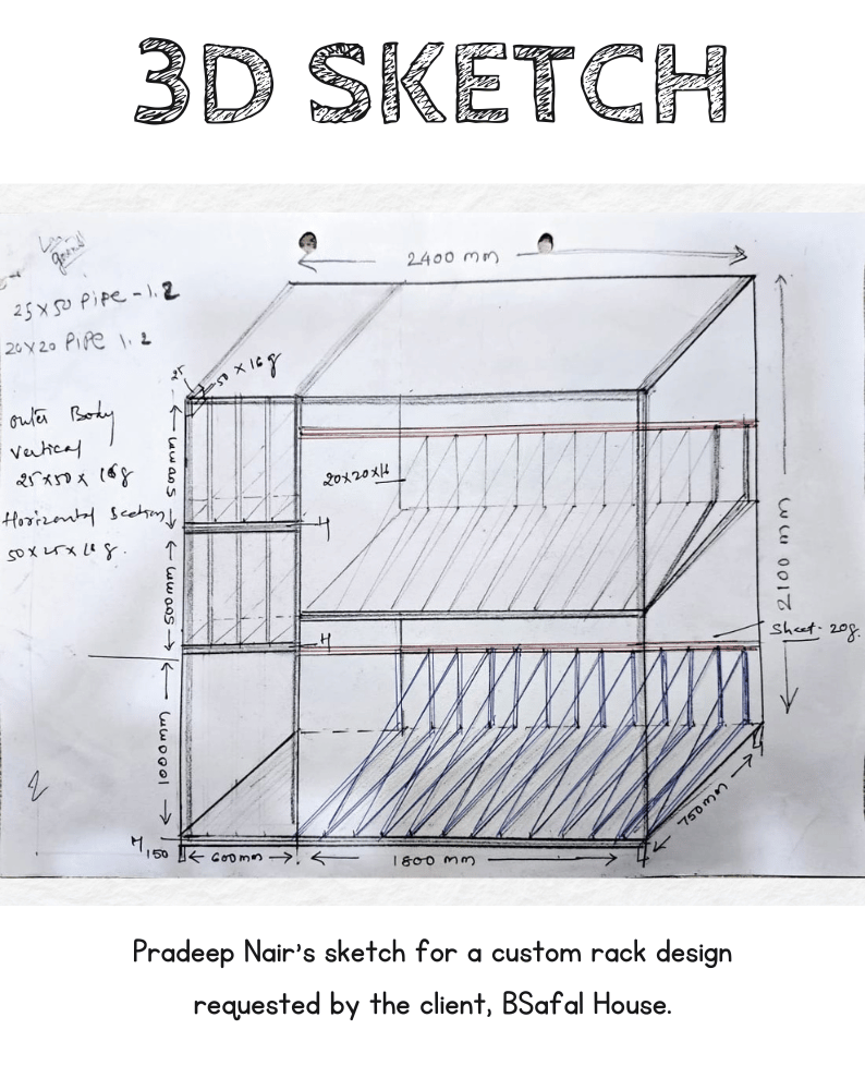 From Sketch to Reality: Vishwa's Custom Creations – Vishwa Office System